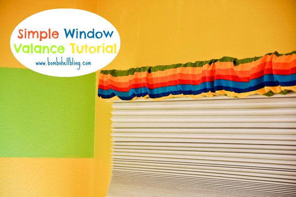 Simple Window Valance Tutorial