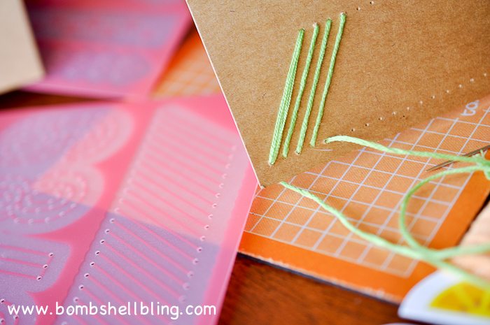 Hand Stitched Note Cards