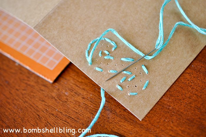 Hand Stitched Note Cards