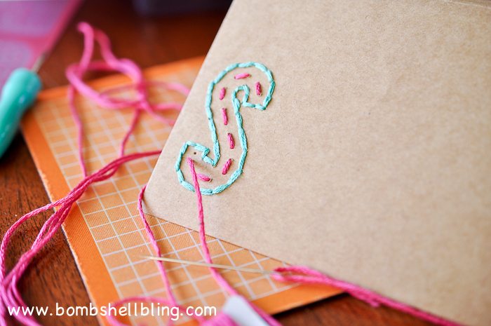 Hand Stitched Note Cards