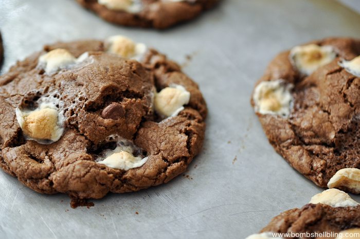 S'mores Oreo Stuffed Cookies