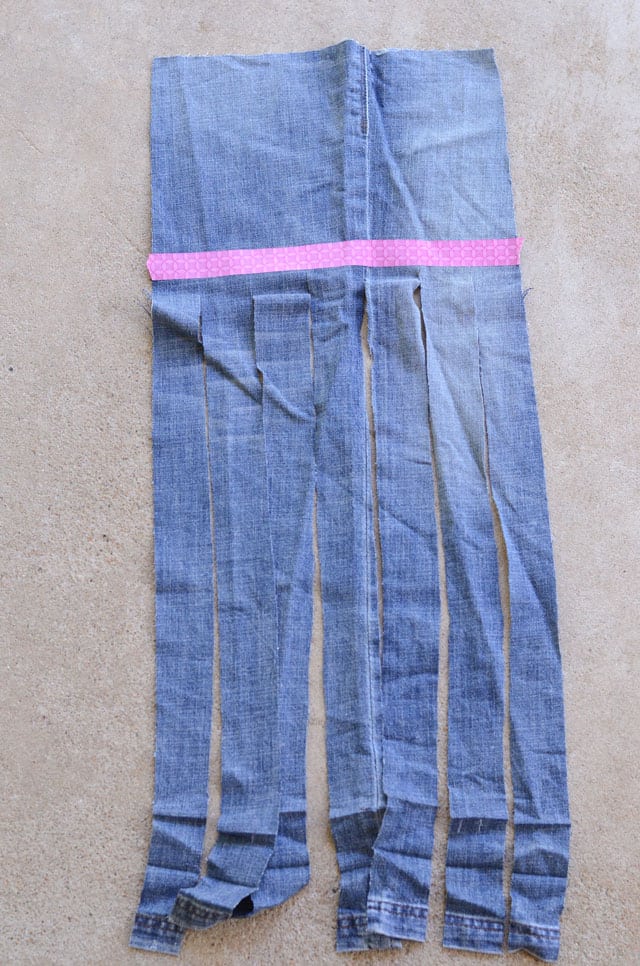 Patriotic Flag Banner - A DIY Upcycled Jeans Project
