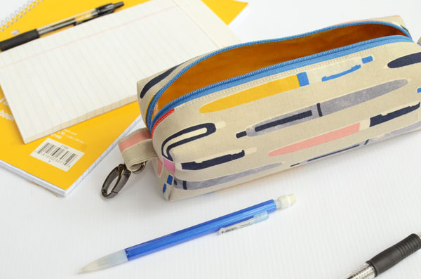 Boxy Pencil Pouch Sewing Tutorial