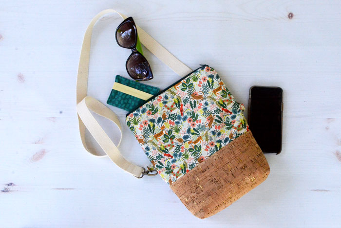 Cross Body Bag Sewing Tutorial on Bombshell Bling