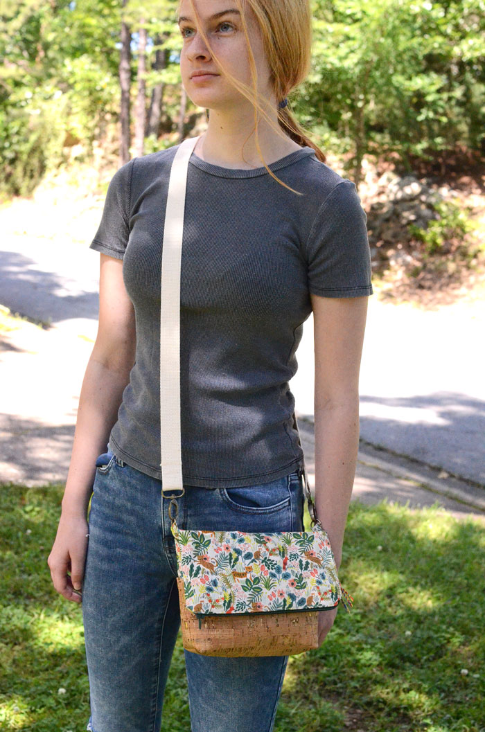Cross Body Bag Sewing Tutorial on Bombshell Bling
